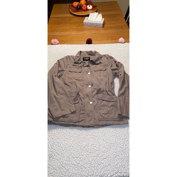 YMI | Jackets & Coats | Ymi Collection Tan Light Jacketm | Poshmark